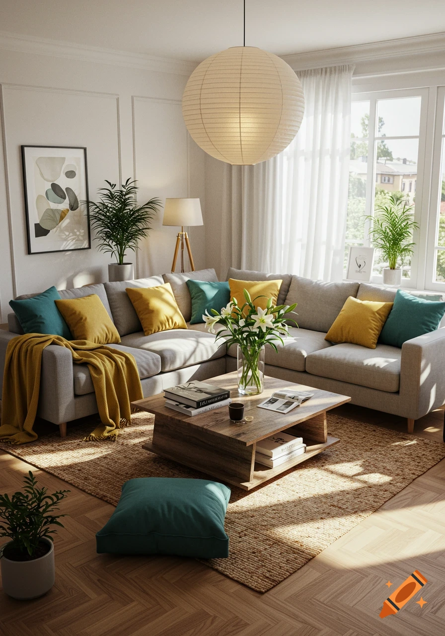 Two industrial-style lamps with exposed filaments on round wooden ...