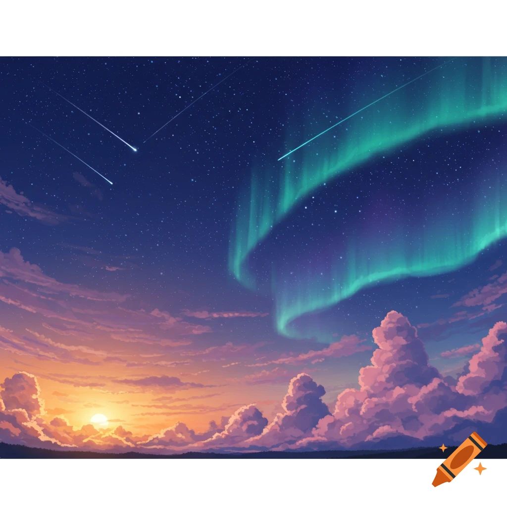 Aurora images created on Craiyon