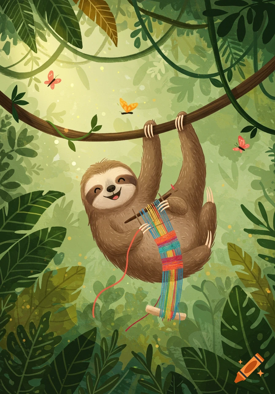 A happy cartoon monkey sits on a branch next to a large letter A in a ...