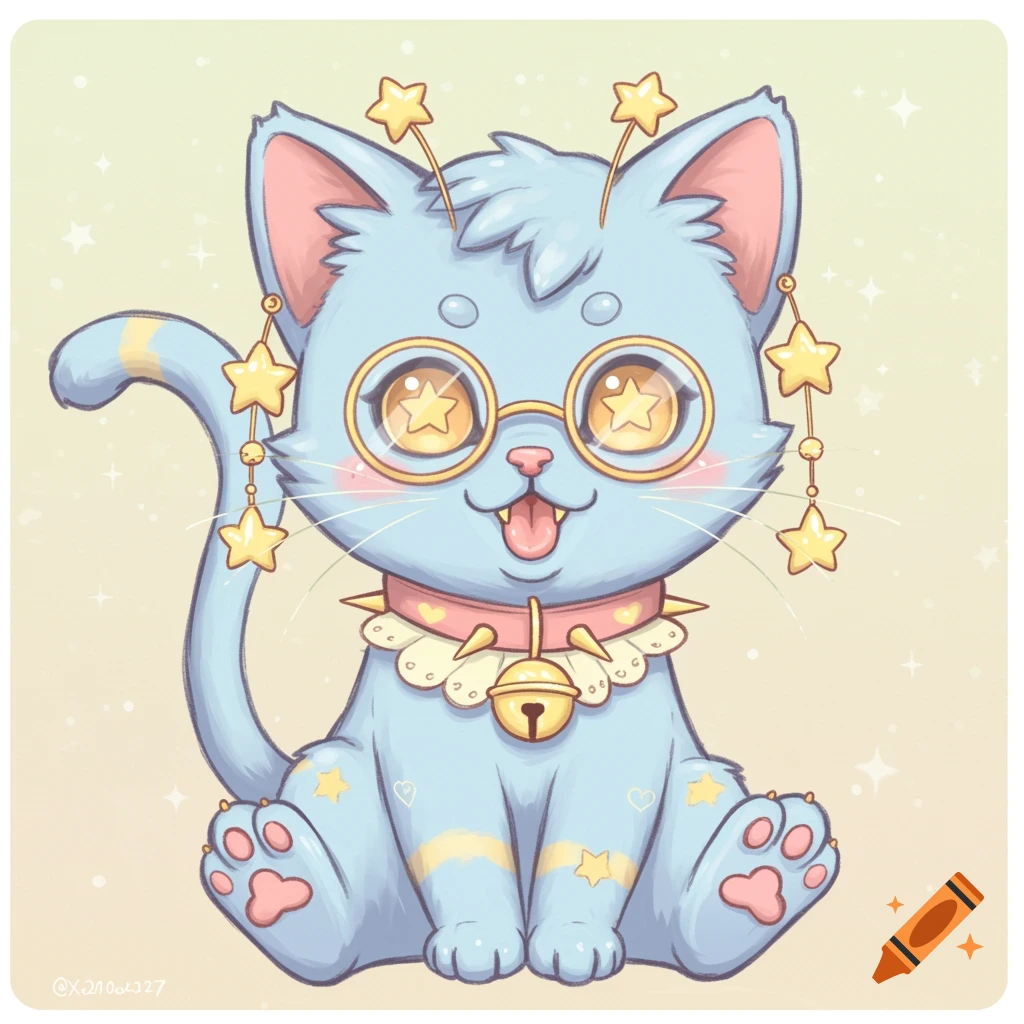 A page filled with various pink and red cartoon monsters and creatures ...