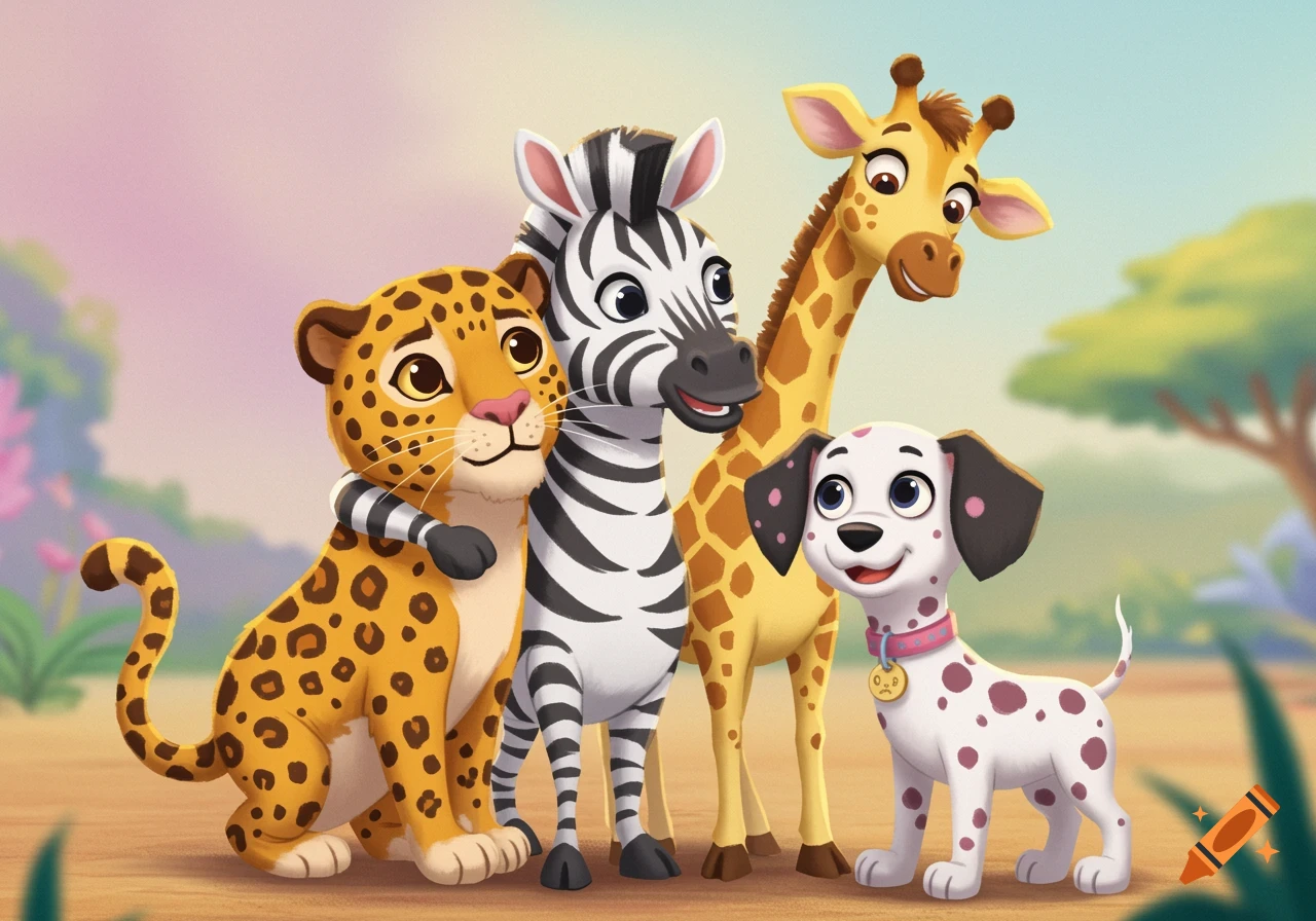 Cartoon characters play a giant outdoor board game resembling Chutes ...