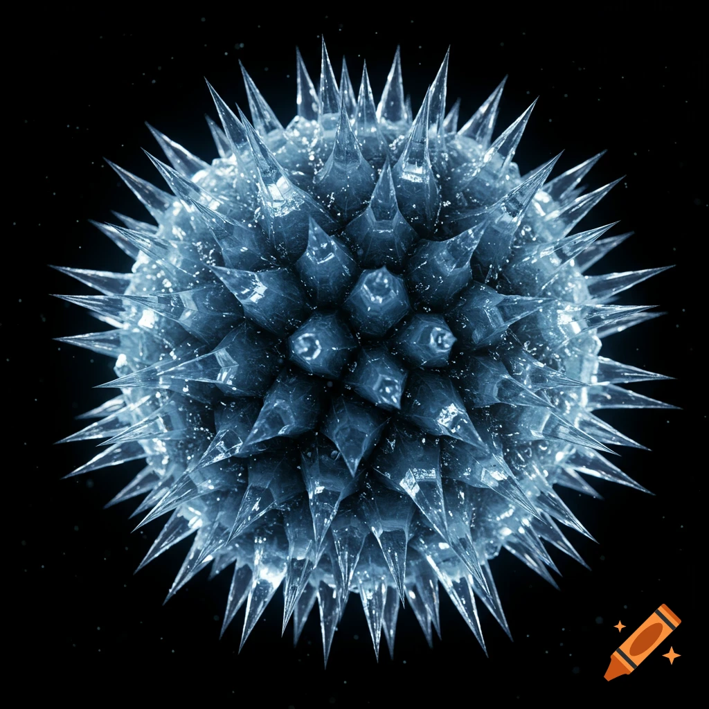 Starry+ice+texture created on Craiyon