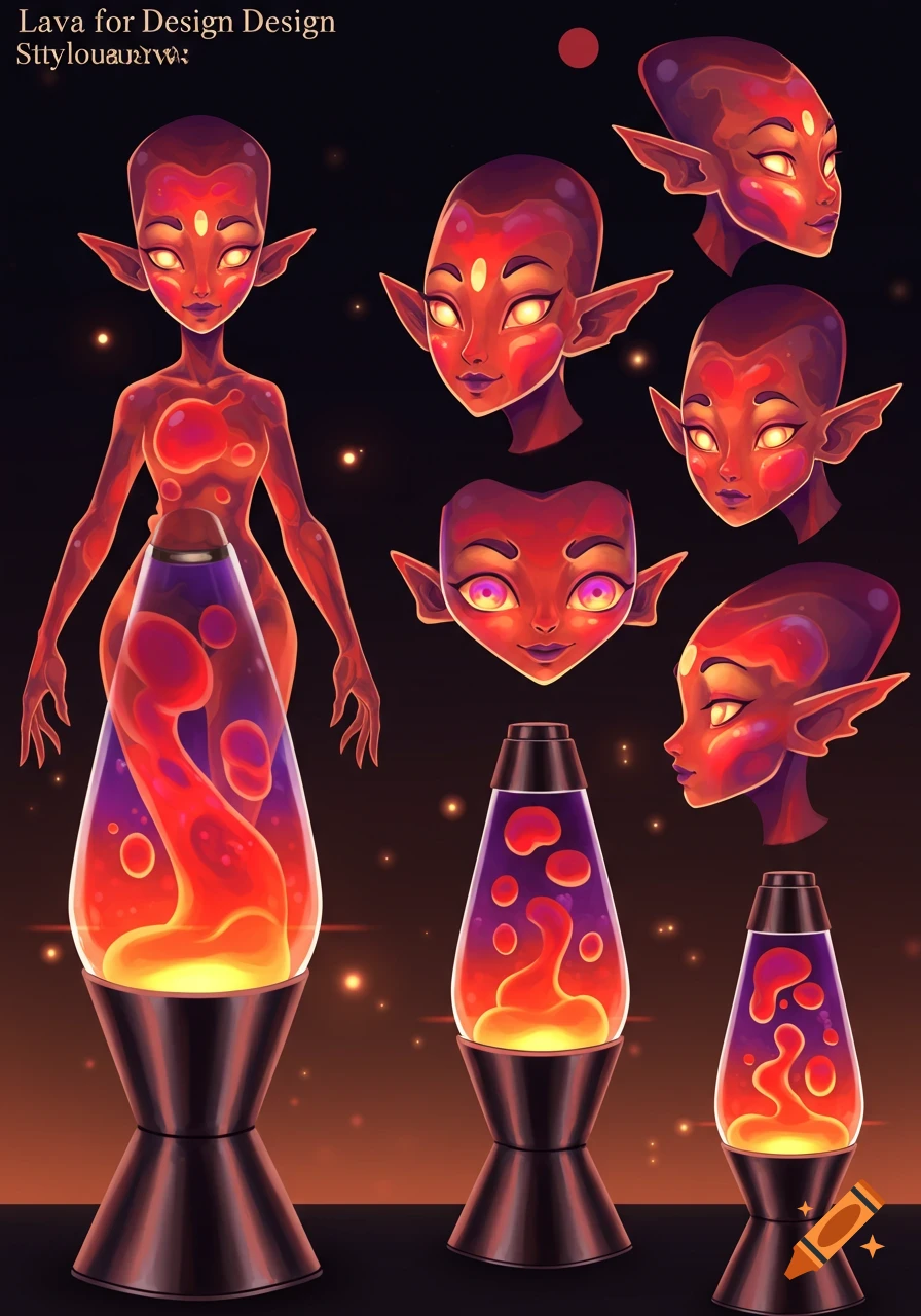 Stylized Characters created on Craiyon