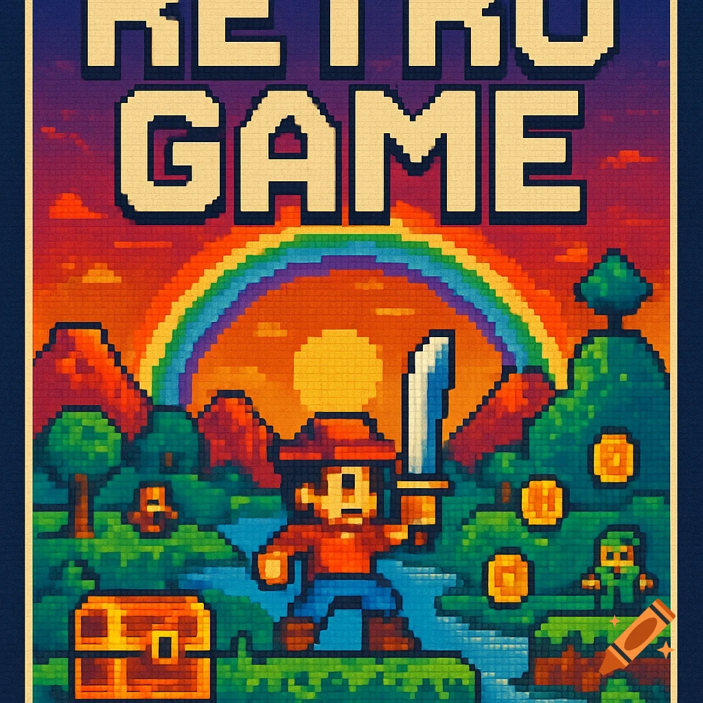 A vibrant, meme-themed digital art piece with a neon '67' surrounded by ...