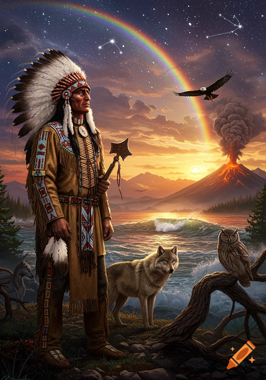 Indigenous People created on Craiyon