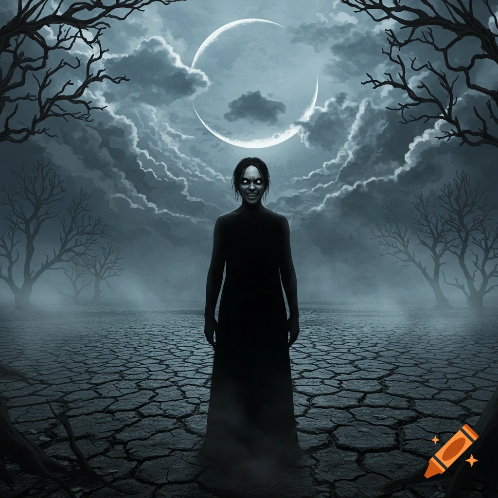 Mysterious etching of a faceless man on Craiyon