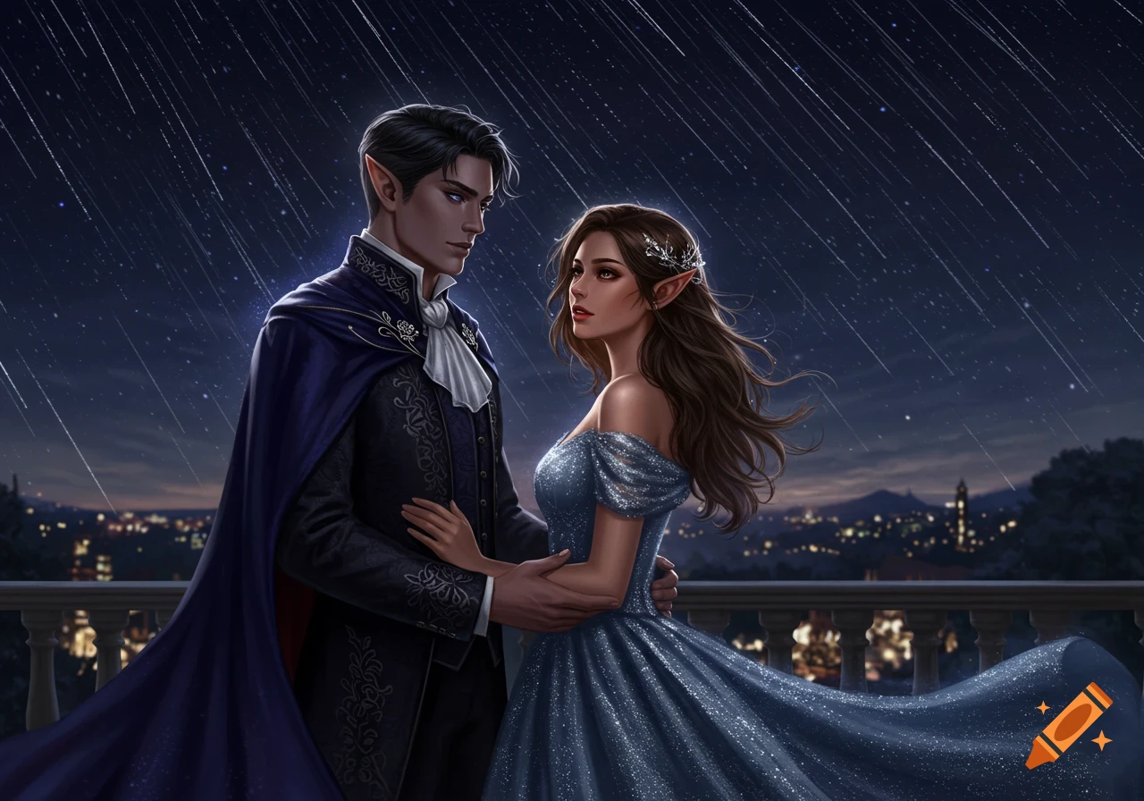 Wednesday and Enid from the series Wednesday share a tender kiss under ...