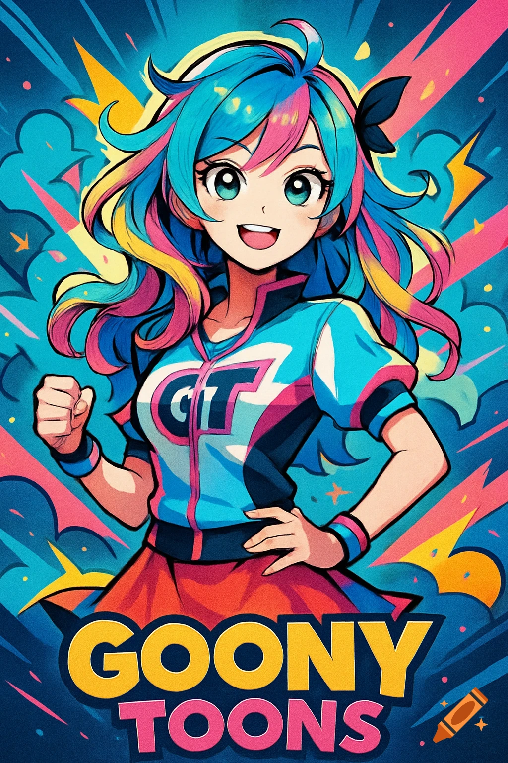 Go+on+girl라인 created on Craiyon