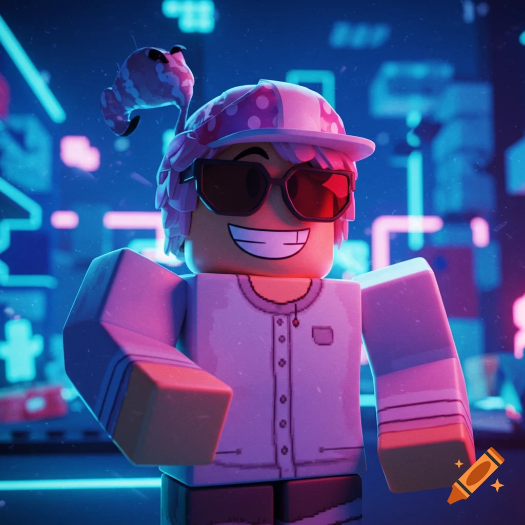 Roblox created on Craiyon
