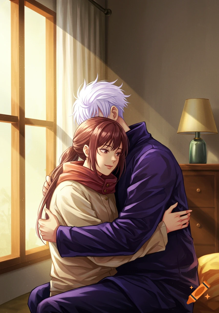 Gojo+white+background created on Craiyon