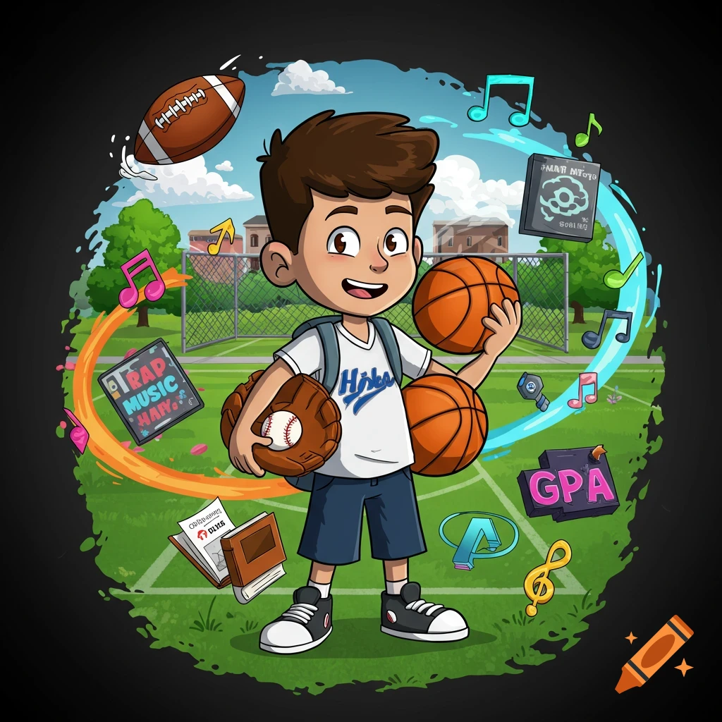 Basketball drawing in space, a coloring drawing on Craiyon