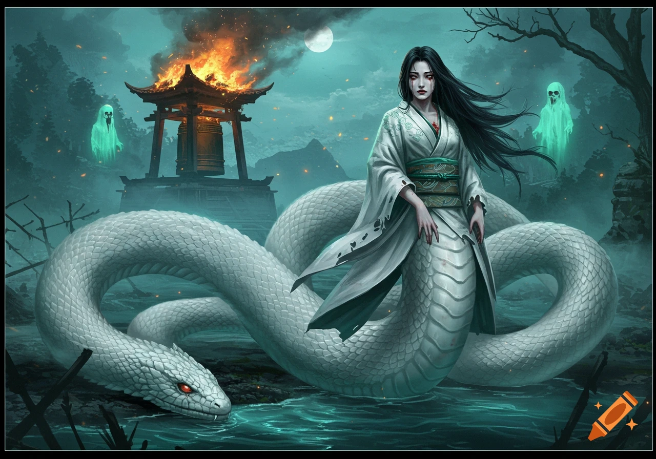 Yokai created on Craiyon