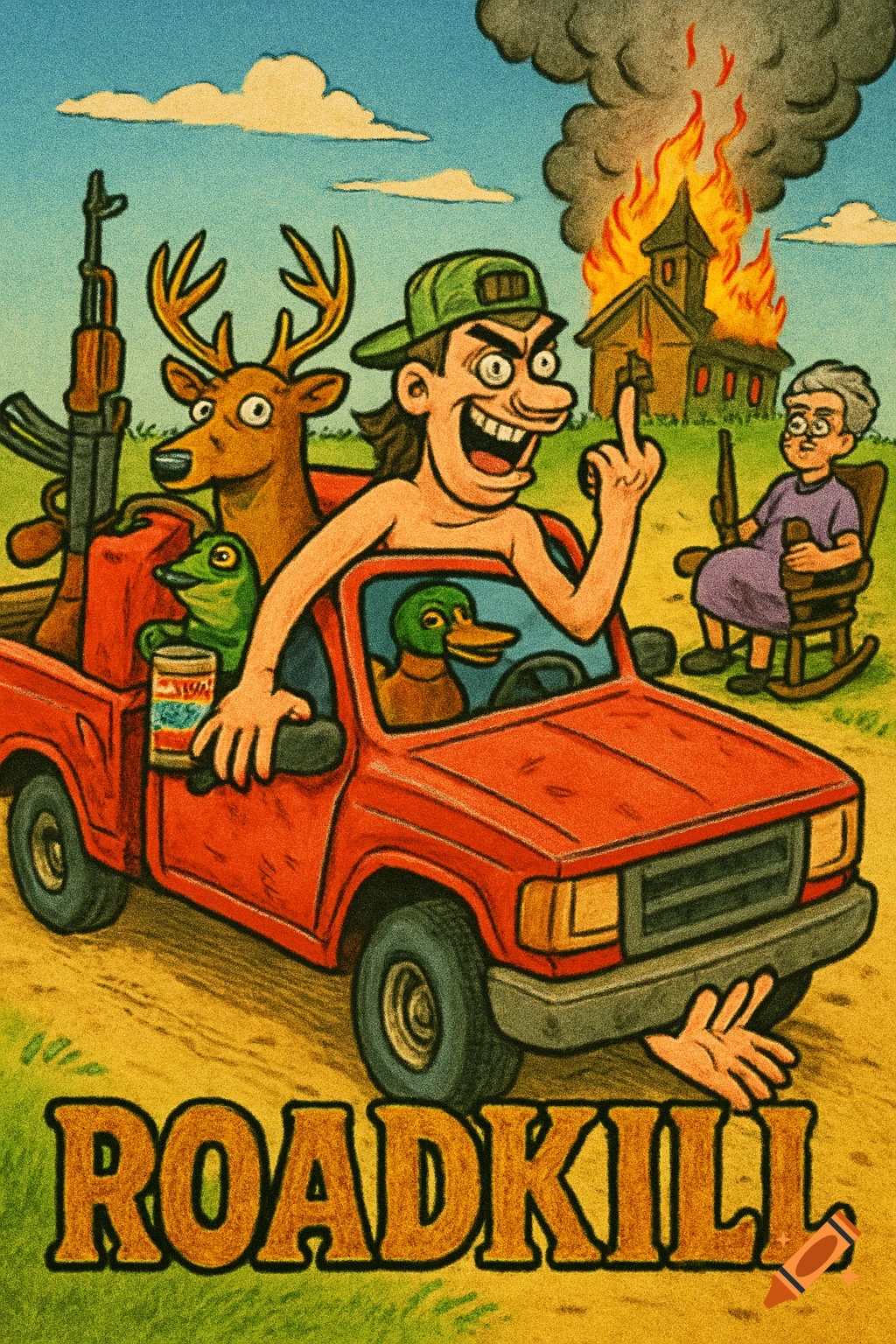 Asphalt created on Craiyon