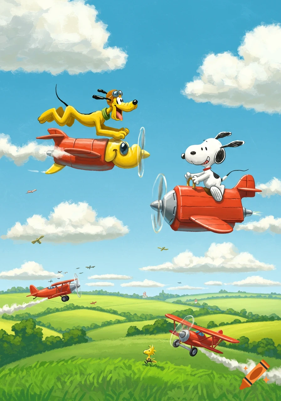 Cartoon+flying+machines created on Craiyon