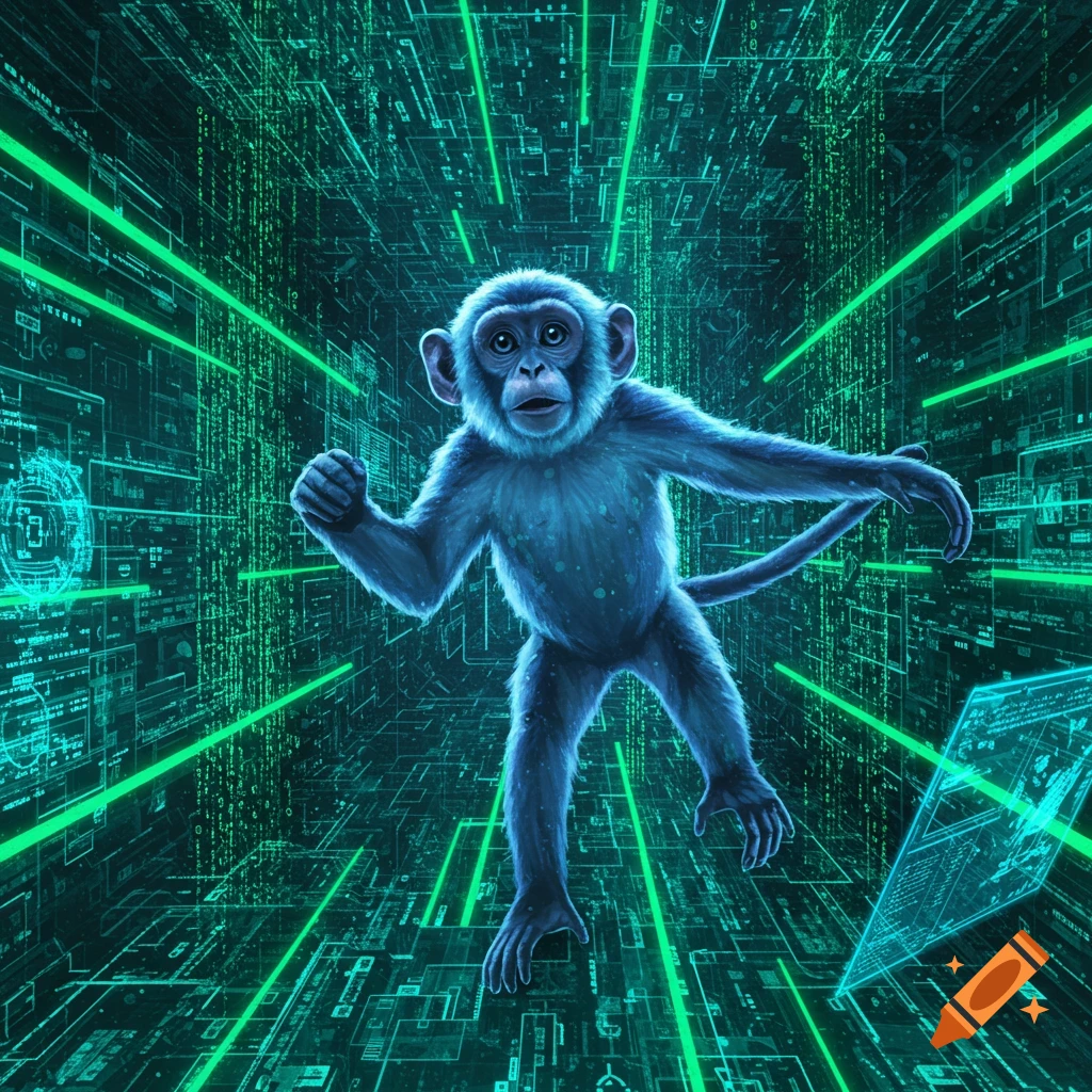 Gorilla Tag YouTube banner on Craiyon