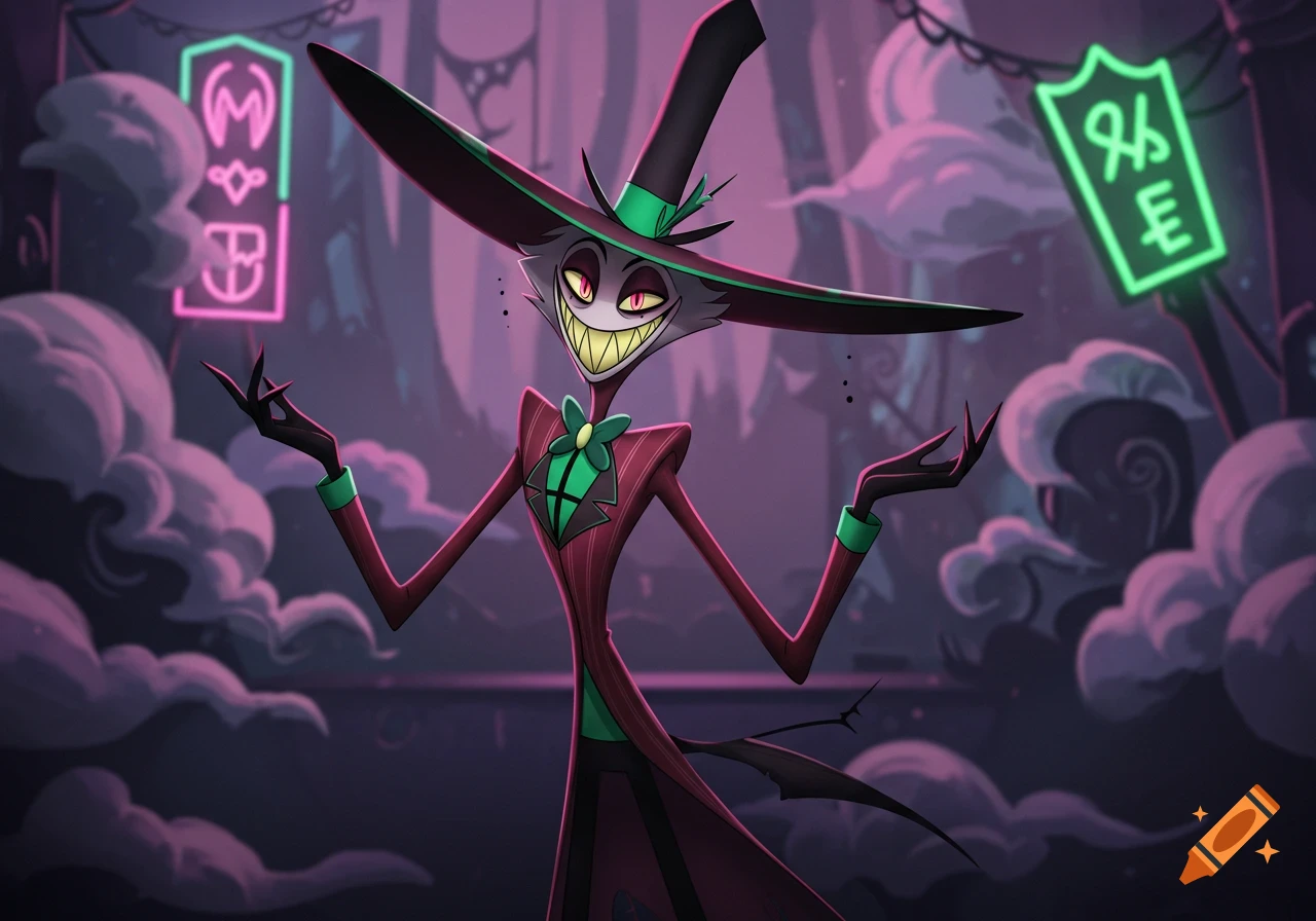 Hazbin+hotel+oc+male created on Craiyon