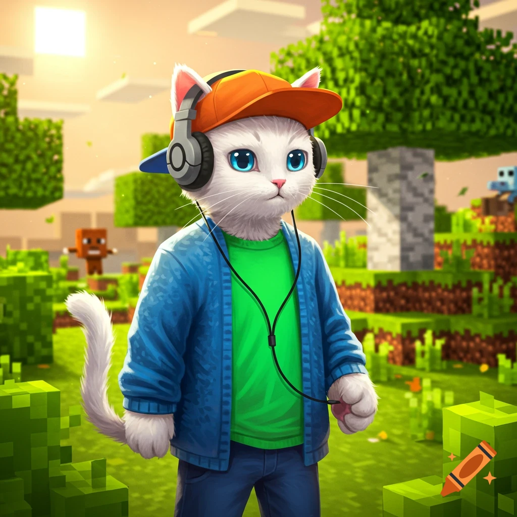 Geometry dash cat icon on Craiyon