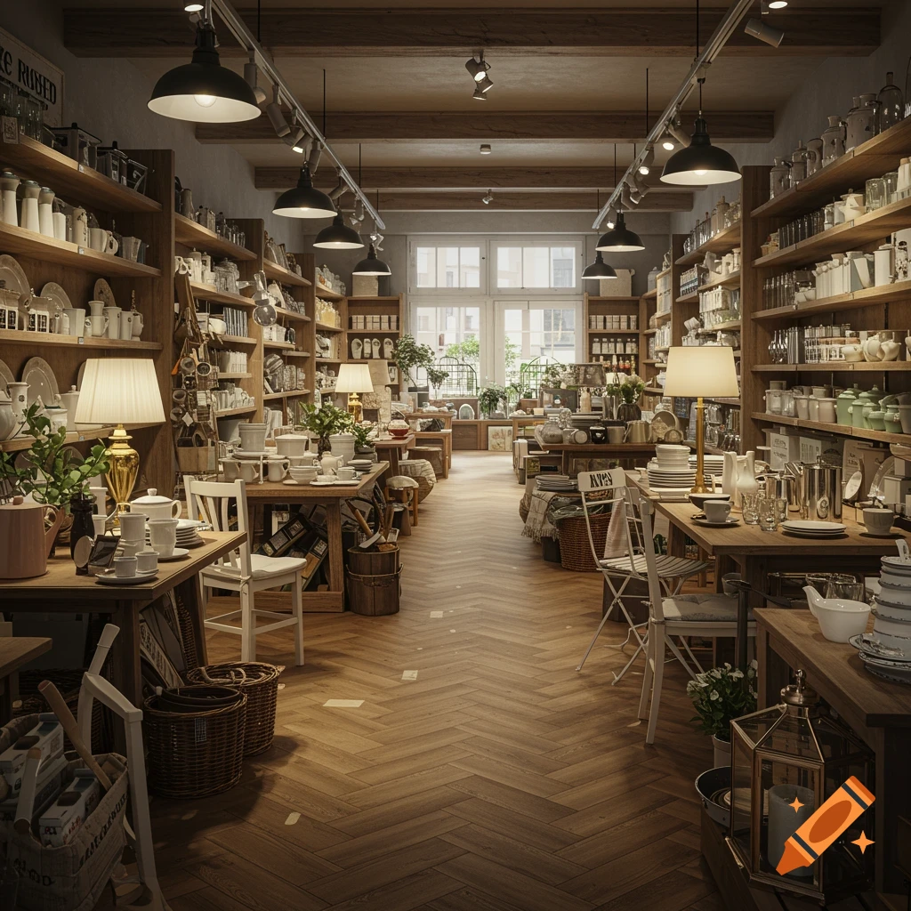 Vintage Interior created on Craiyon