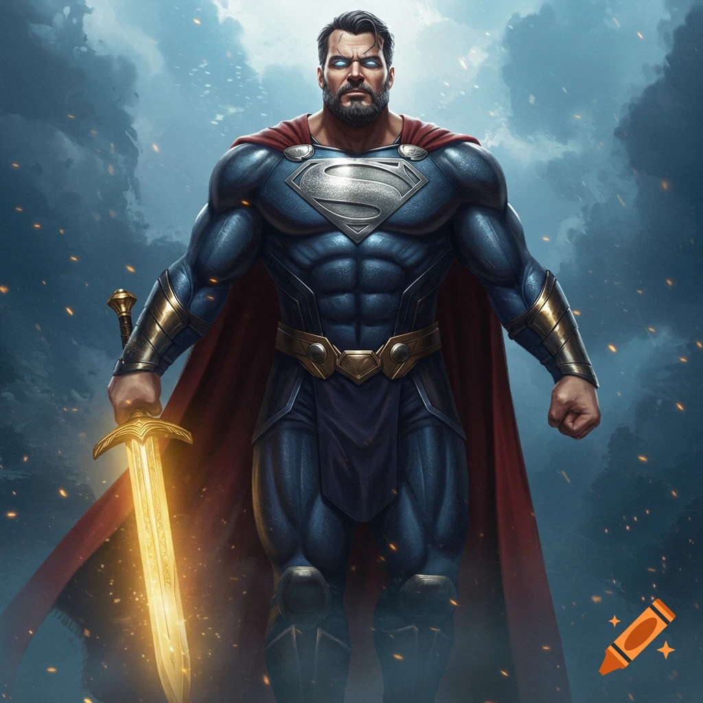 Stoic male superhero named Prototype on Craiyon