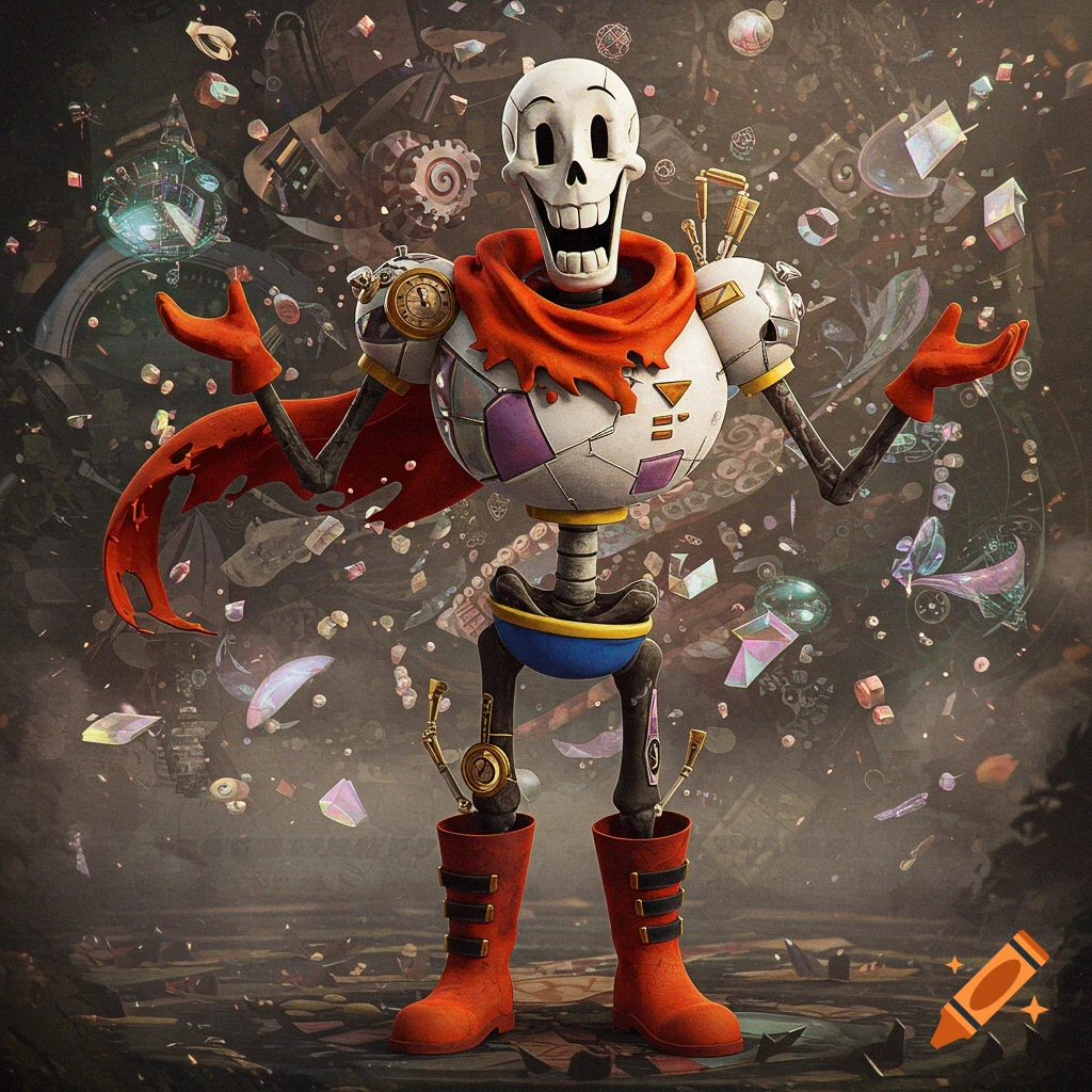 Cuphead, blushing with open hands, surrounded by floating hearts under ...