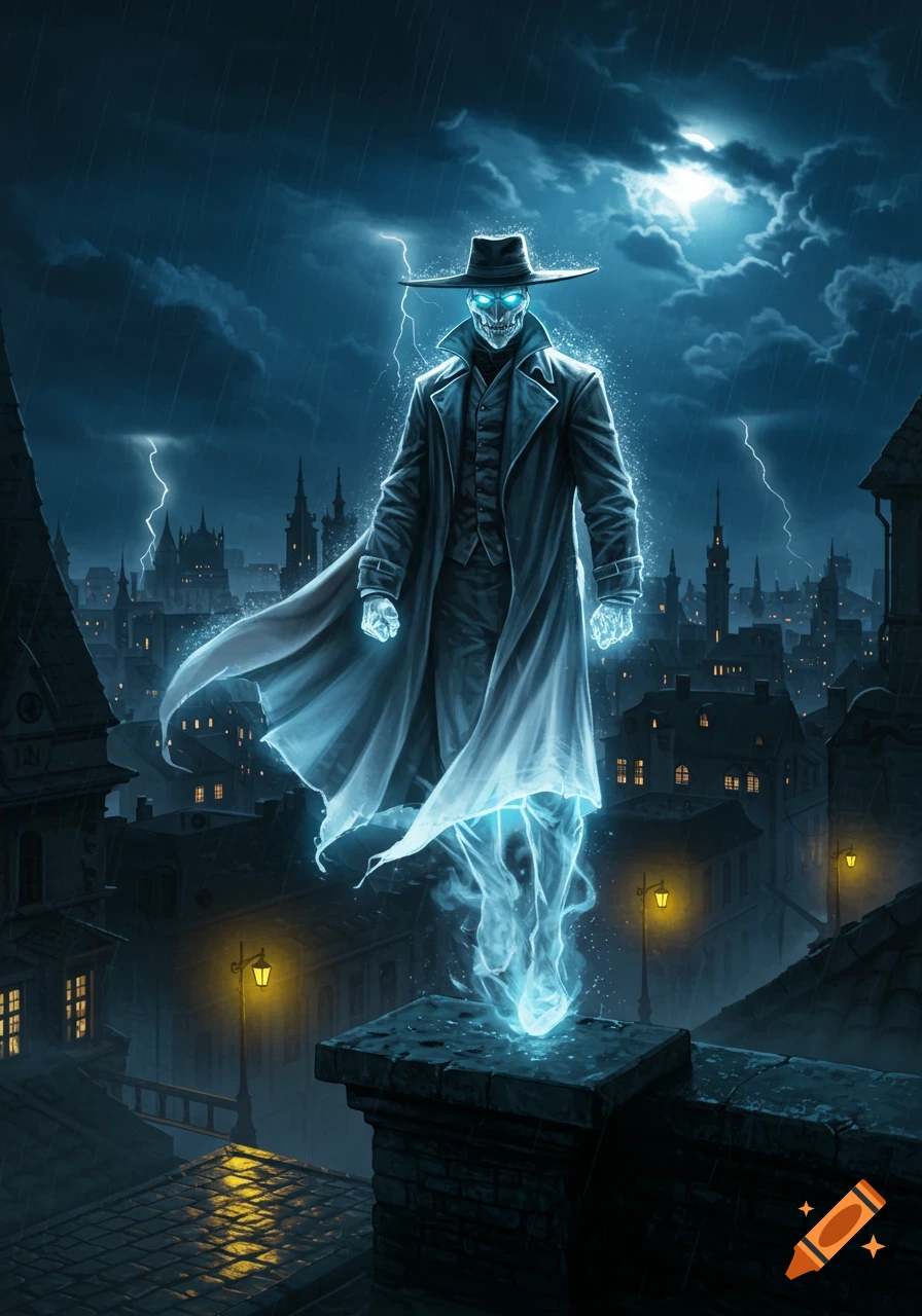 Megamind's head on Voldemort's robed body holds a glowing wand in a ...