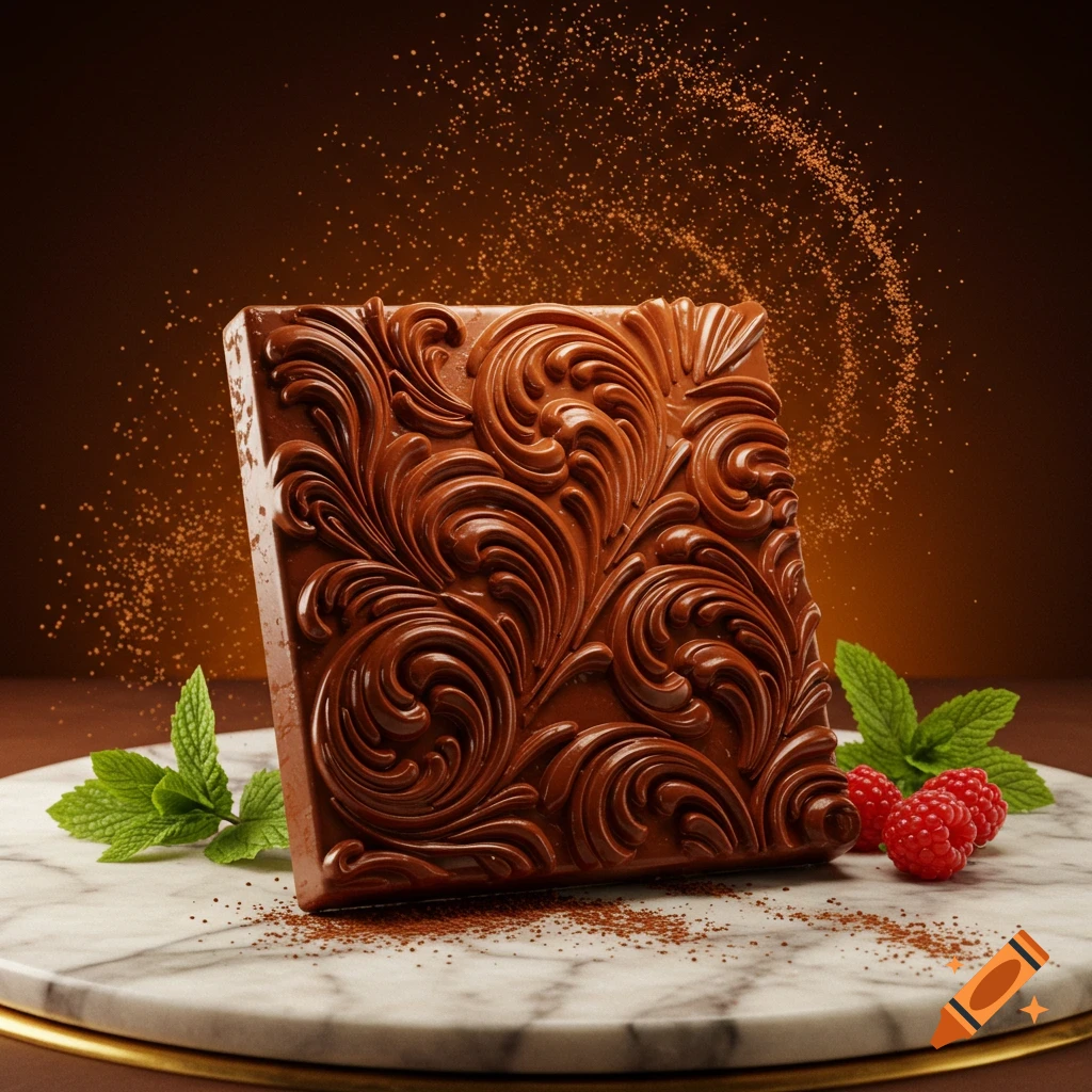 Chocolate images created on Craiyon