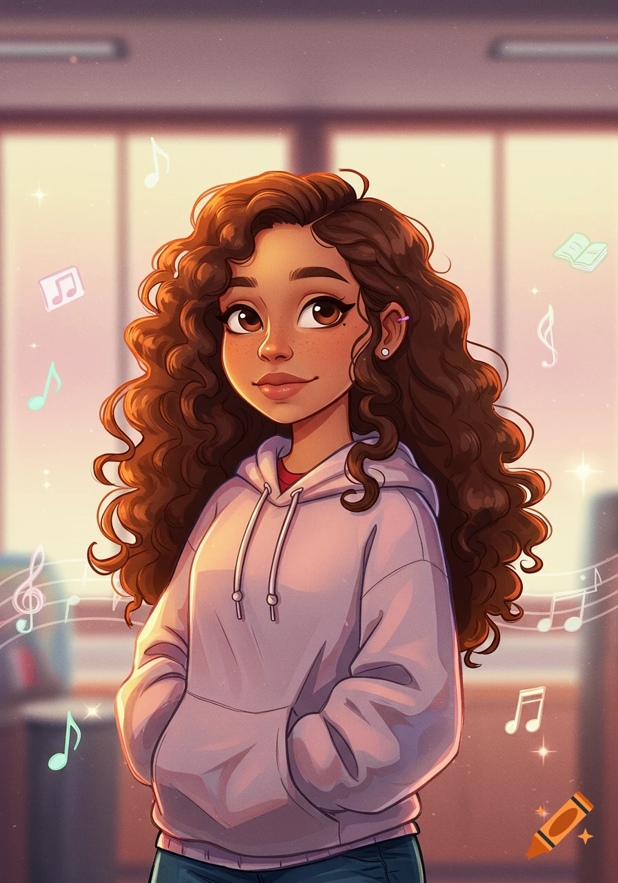 An energetic illustration of diverse young people dancing on a stage ...