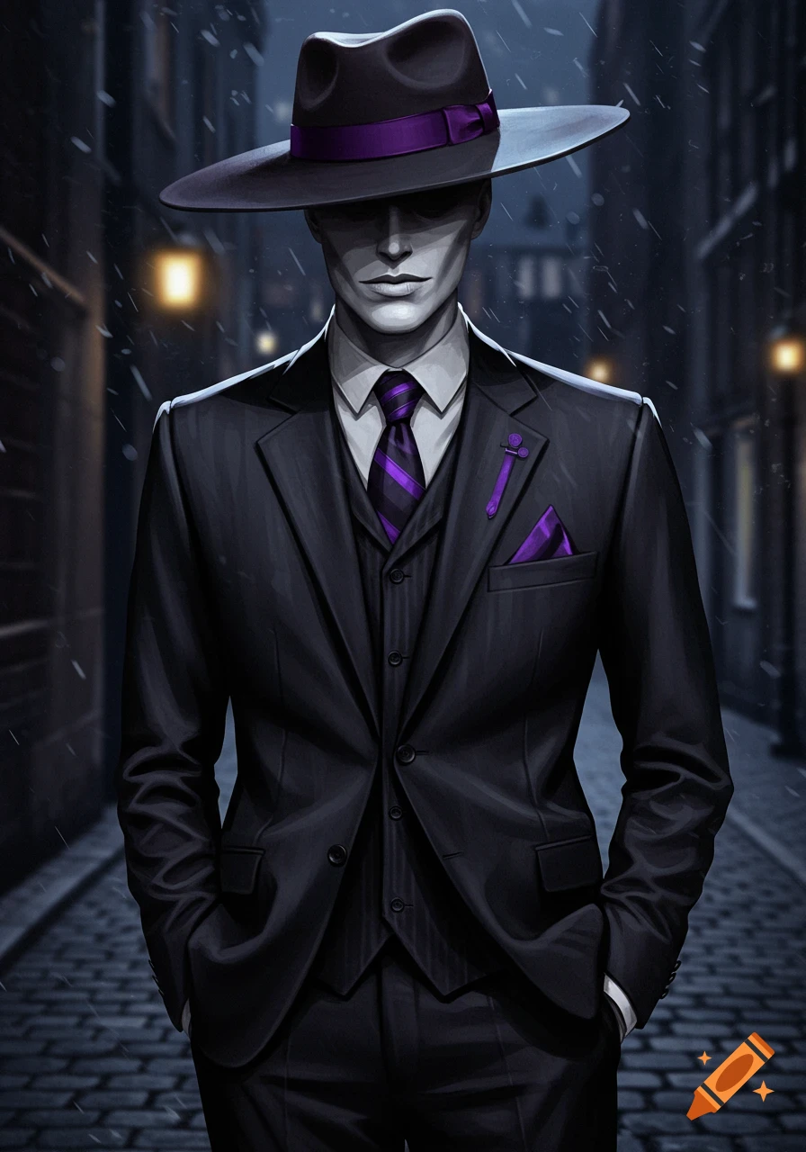 A sad, black and white noir detective in a trench coat sits at a bar ...