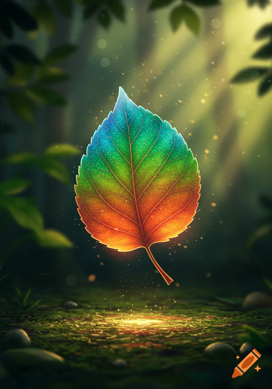 A photorealistic snail slowly moves across a mossy forest floor ...