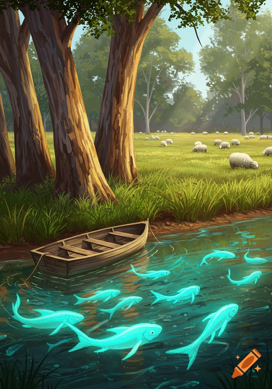 A fit, shirtless man rows a boat made from a giant graduation hat on a ...