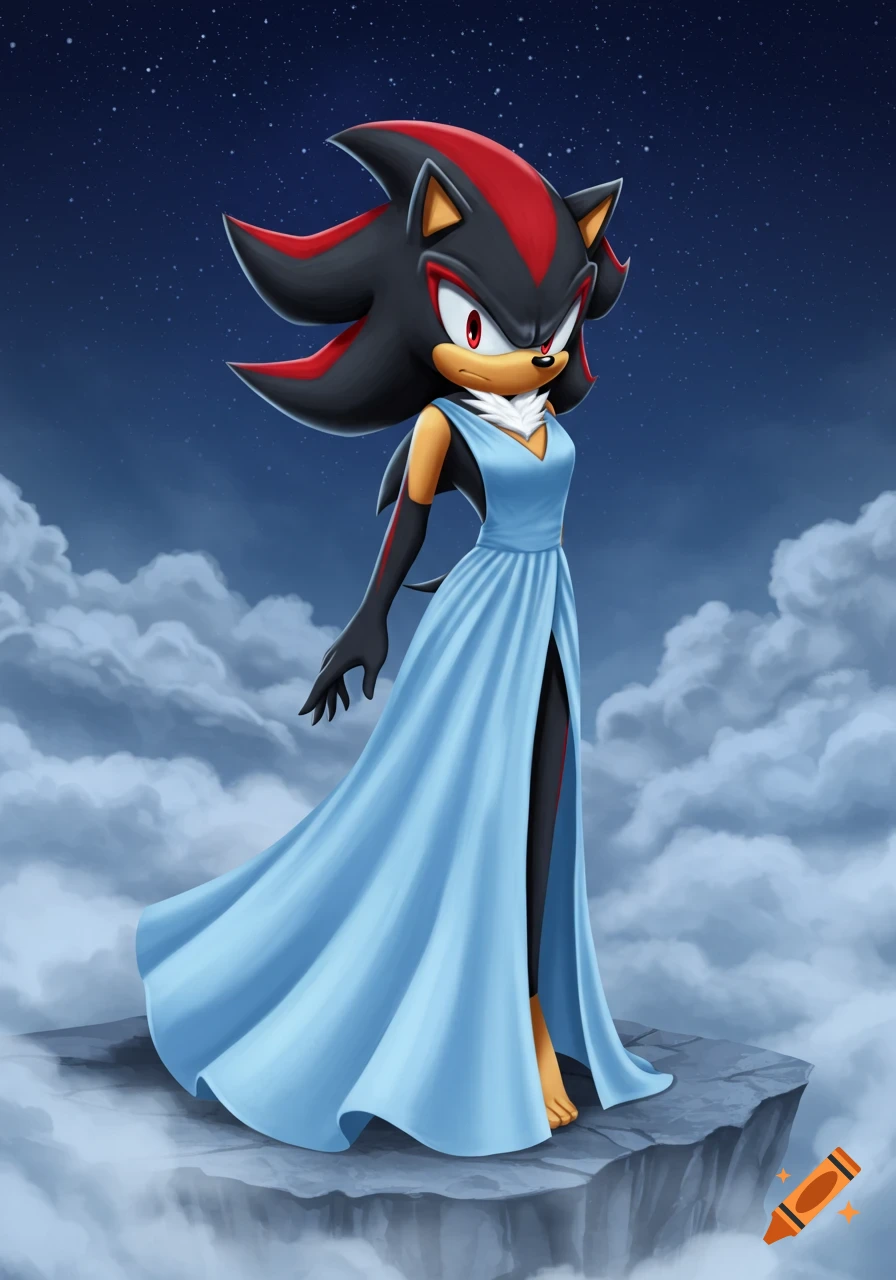 Shadow the Hedgehog holds a glowing treasure chest under a full moon in ...