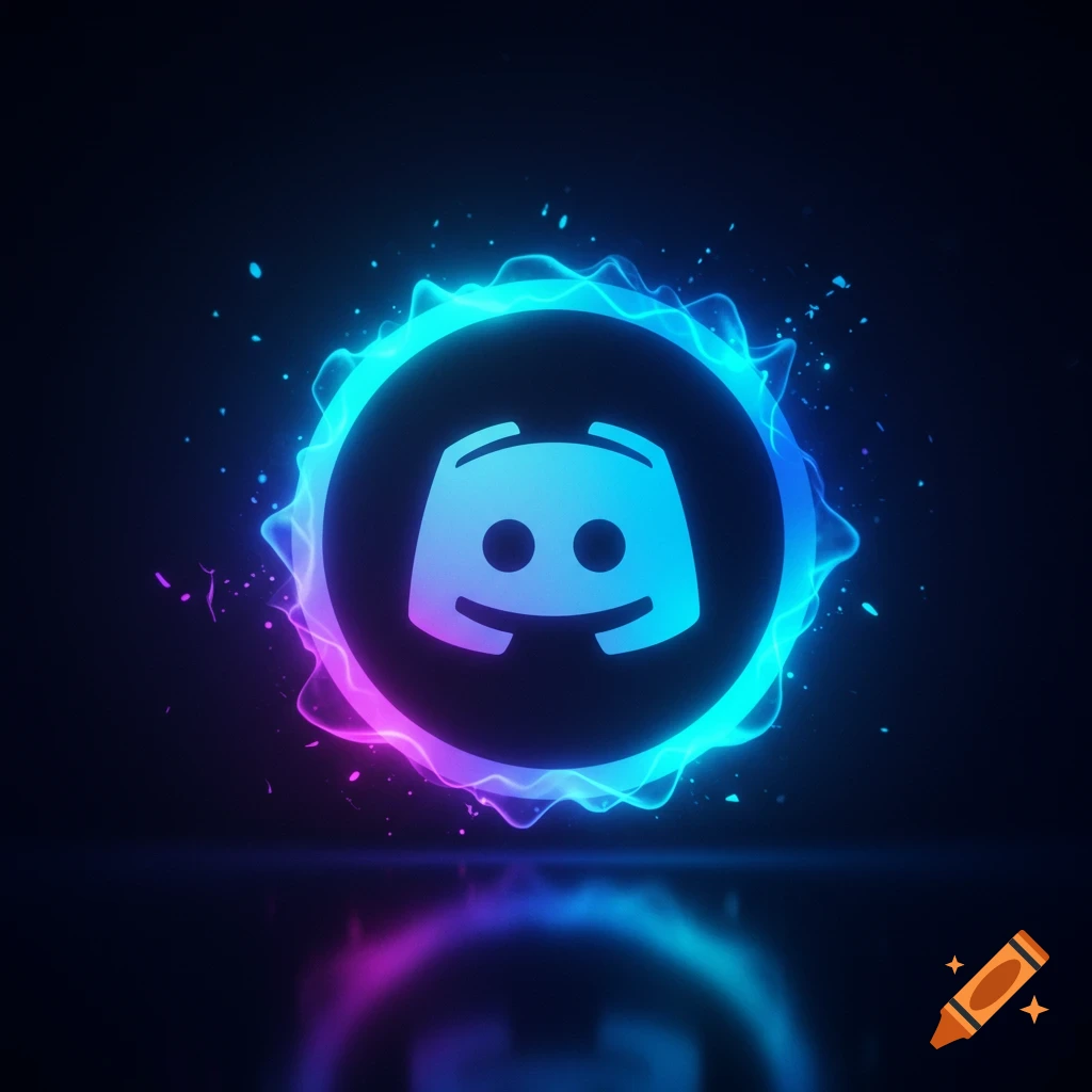A glowing blue and purple orb with a simple smiley face, depicting a ...