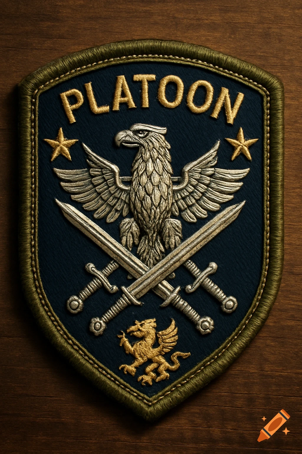 Embroidered military patch with 'AIRBORNE', 'TACP', a sword, and ...