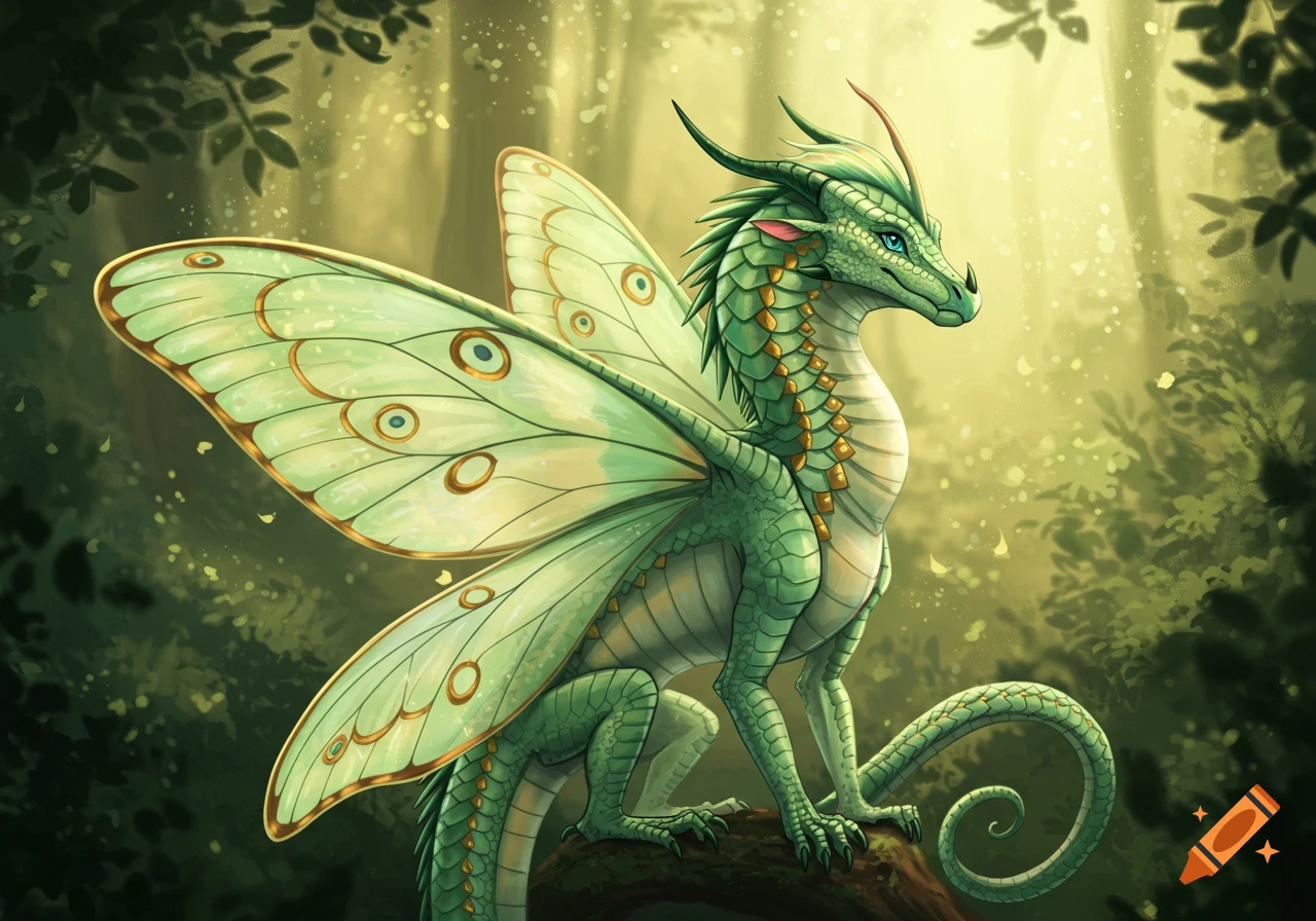 Luna Moth created on Craiyon