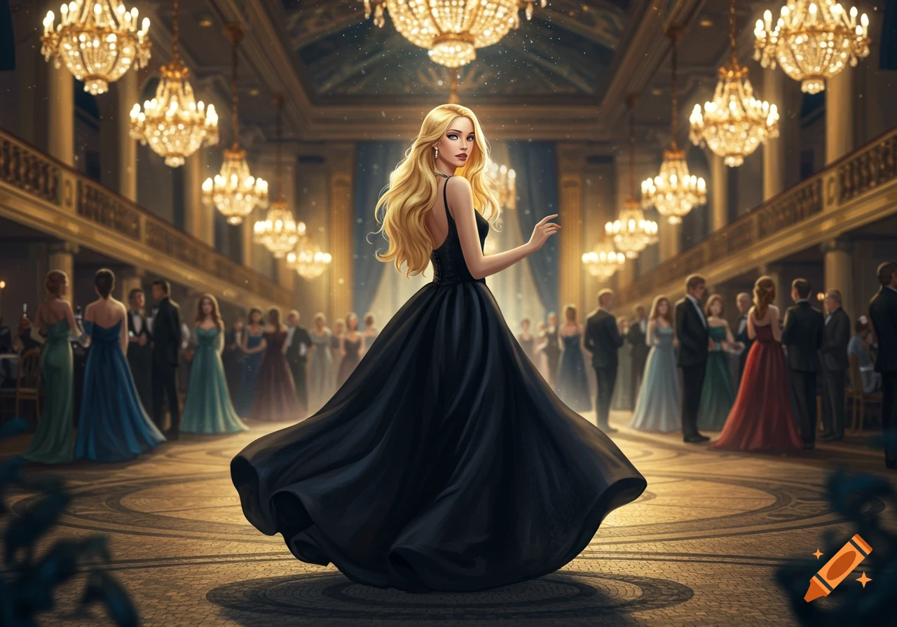 Mannequin in a pale pink dress with a large bow at the back, standing ...