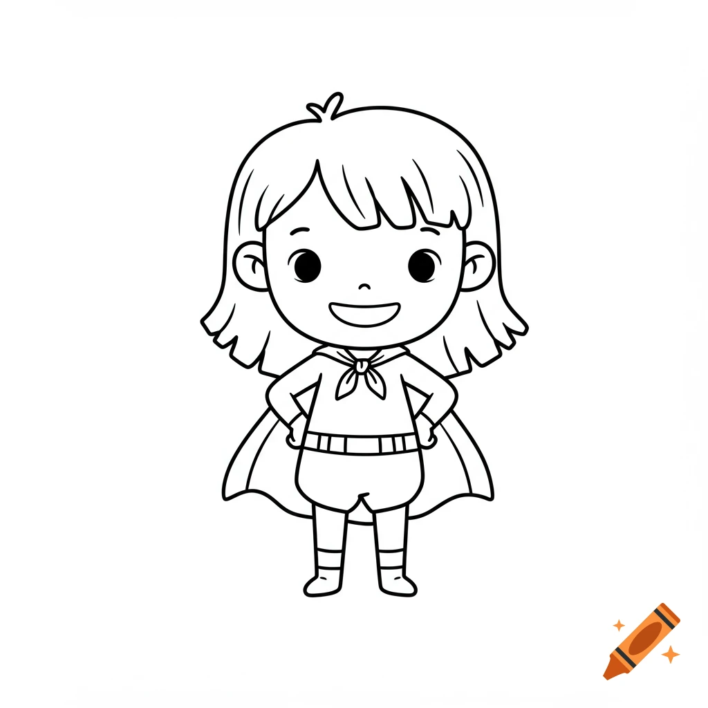 Cute black line art sketch of an anthropomorphic chest mimic with big ...