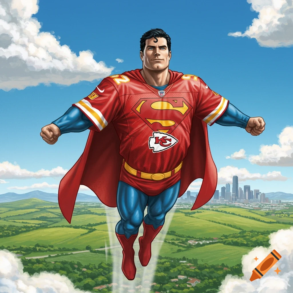 Watercolor painting of Superman logo on Craiyon