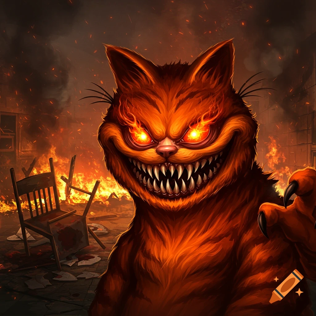 Scary Grinch peeking around a dark corner on Craiyon