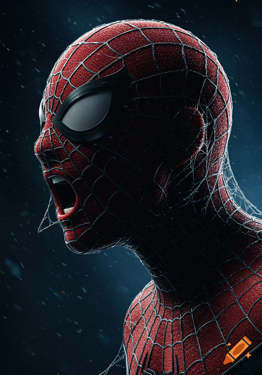 Anonpaste+spiderman created on Craiyon