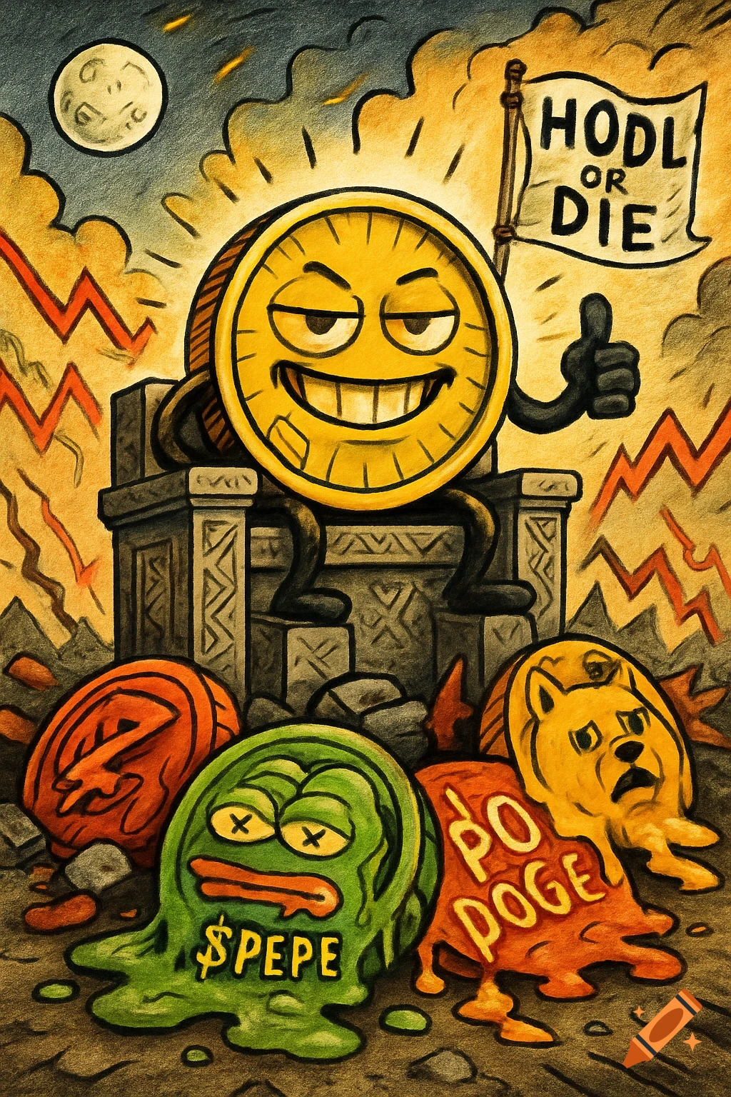 Slap Art created on Craiyon