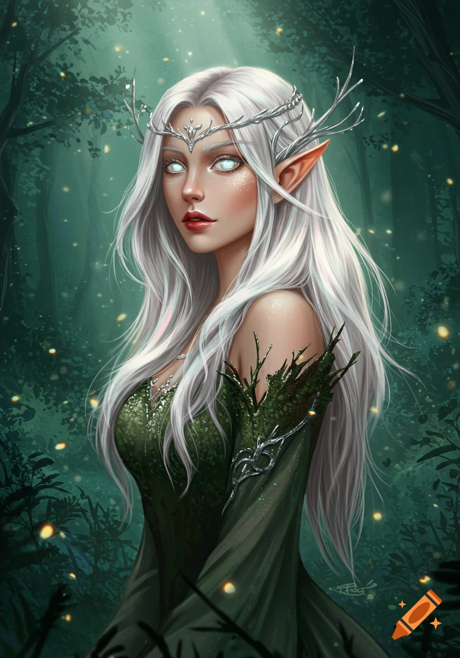 Elven created on Craiyon