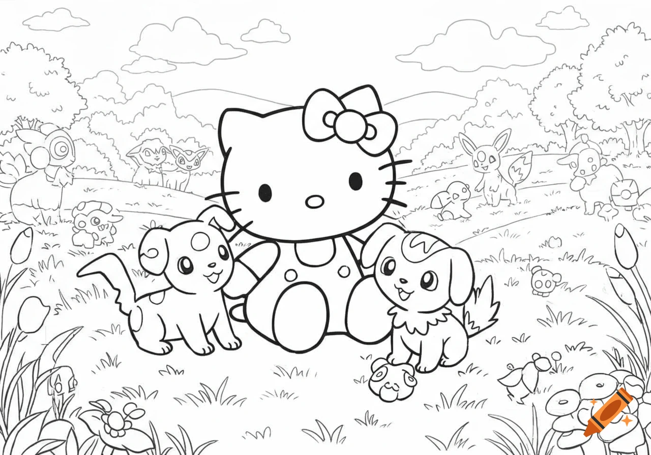 Hello Kitty images created on Craiyon