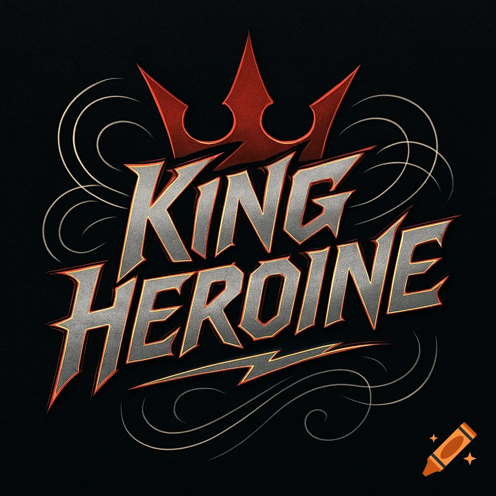 White spray-painted 'Legends' text and a crown symbol on a reddish ...