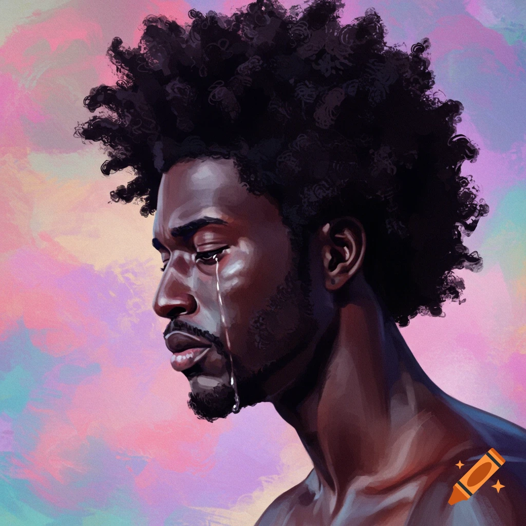 Martin Luther King Jr. with a low taper fade haircut on Craiyon