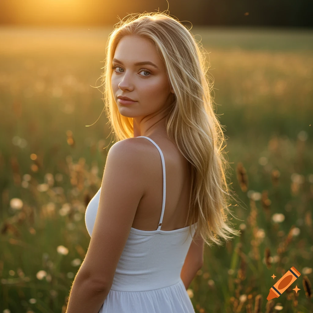Greta Thunberg at the beach on Craiyon