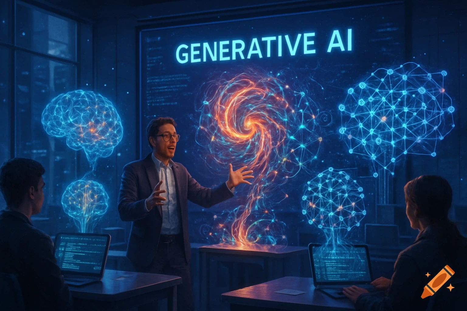 Introducing Generative Ai With Aws created on Craiyon