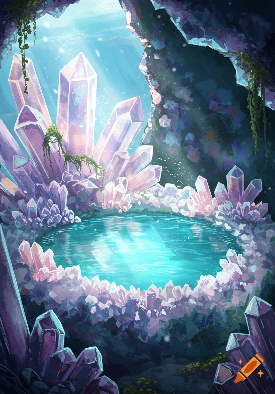 Five anime-style illustrations of various gemstones: ruby, sapphire ...