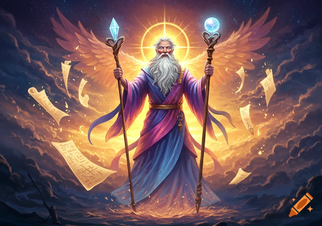 Mythological God created on Craiyon