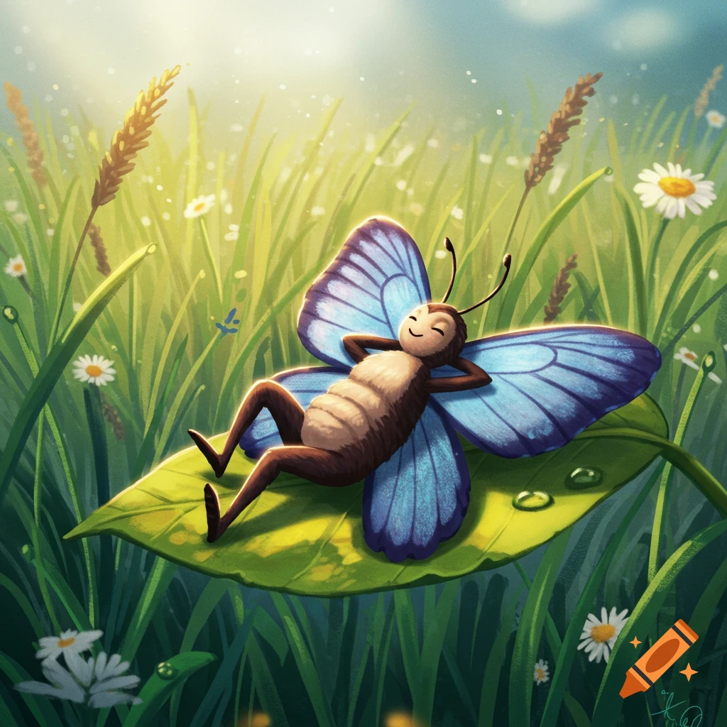 A detailed illustration of a butterfly with owl-like faces on its wings ...