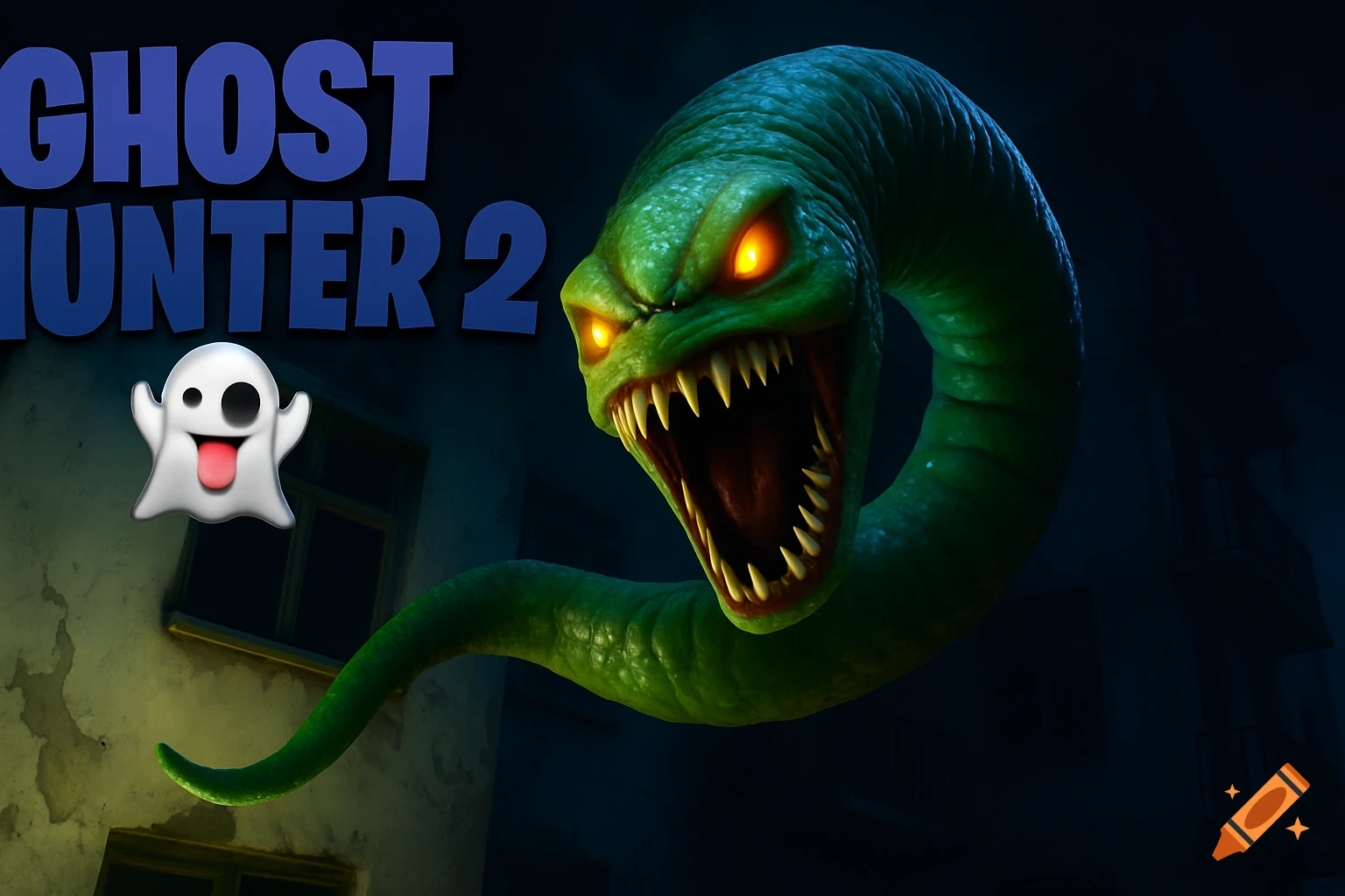 A vibrant logo for 'Monster Friends' featuring a purple, furry monster ...